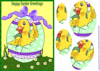Easter Duckling - CUP661897_688 | Craftsuprint