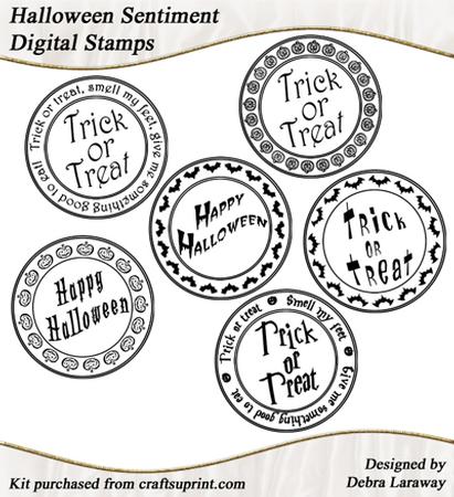 Halloween Digital Stamp Sentiments - CUP474711_1571 | Craftsuprint
