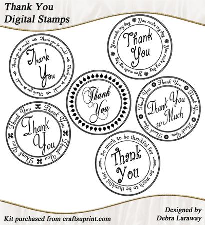 Thank You Digital Stamp Sentiments - CUP474715_1571 | Craftsuprint