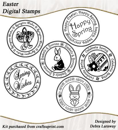 Easter Digital Stamp Set - CUP528428_1571 | Craftsuprint