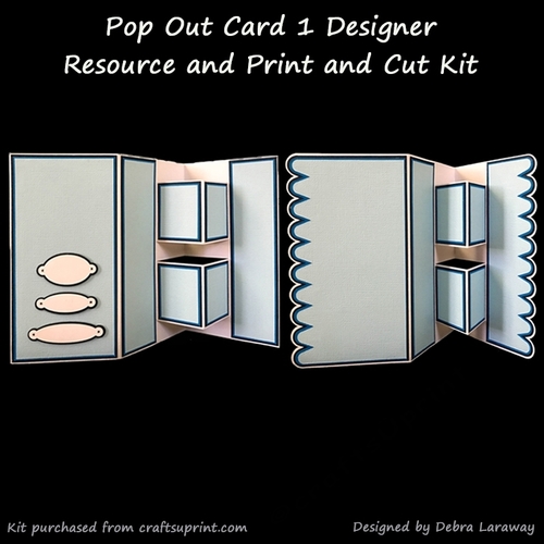 Pop Out Card 1 Commercial Use Template and Print and Cut - CUP814180 ...