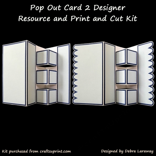 Pop Out Card 2 Commercial Use Template and Print and Cut - CUP817000 ...