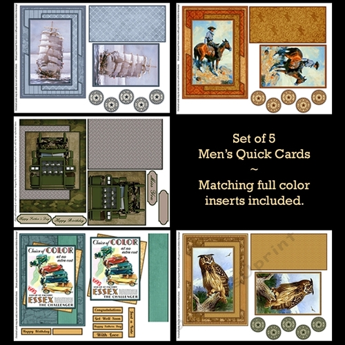 Cards for Men Quick Card Birthday Card Bumper Collection 1 Male ...