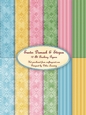 Easter Spring Damask & Plaid Pastel Backing Papers - CUP776891_1571 ...