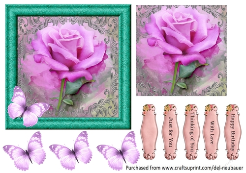 Filigree Rose - CUP873956_44316 | Craftsuprint