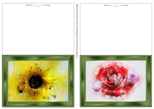 Abstract Floral Notelets 10 - CUP882258_44316 | Craftsuprint