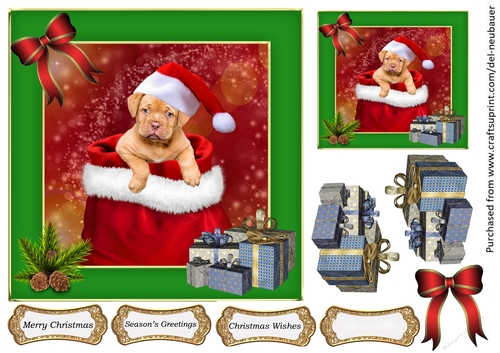 Santa Paws - CUP892088_44316 | Craftsuprint