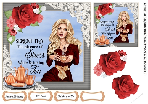 A Bit of Sereni-tea - CUP953468_44316 | Craftsuprint
