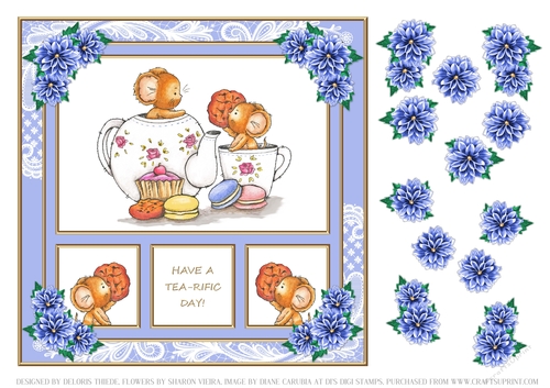 Have A Tea-rific Day! - CUP1000227_74027 | Craftsuprint