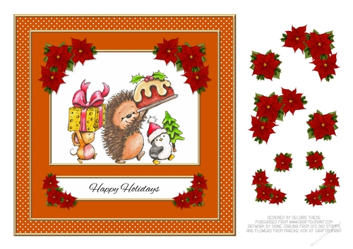 Happy Holidays - Card Two - CUP1006964_74027 | Craftsuprint