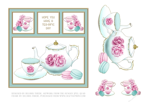 Hope You Have A Tea-rific Day! (Card #1) - CUP1013665_74027 | Craftsuprint
