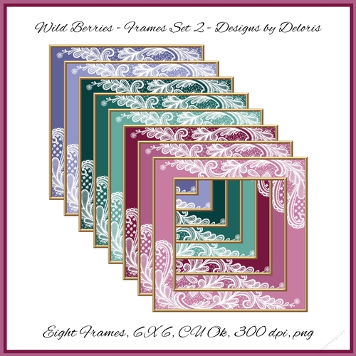 Frames Set 2 (Wild Berries) - CUP1024687_74027 | Craftsuprint