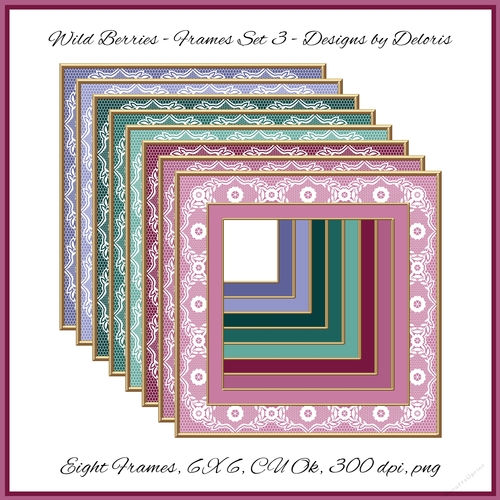 Frames Set 3 (Wild Berries) - CUP1024688_74027 | Craftsuprint