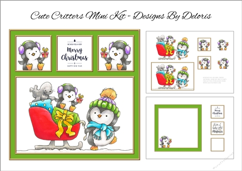 Cute Critters Mini Kit (Green) - CUP1059395_74027 | Craftsuprint