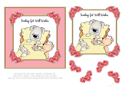 Sending Get Well Wishes - Pink - CUP1139859_74027 | Craftsuprint