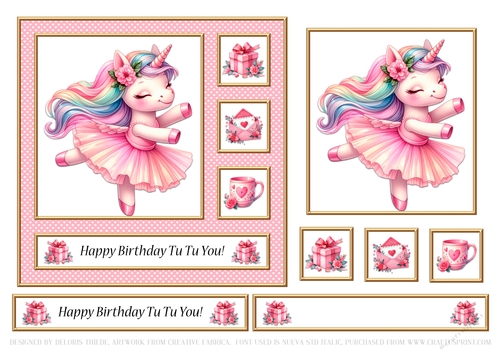 Happy Birthday Tutu You! - CUP1278037_74027 | Craftsuprint