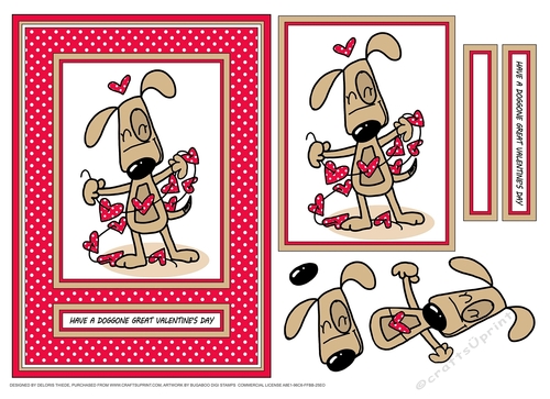 Have A DOGGONE Great Valentines Day - CUP847293_74027 | Craftsuprint