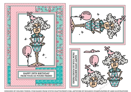 Stella - Happy 29th Birthday From Your 110 Pound Friend (Shabby Chic ...