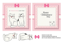 I Pawsitively Love You Valentine Topper Plus Insert - Photo by Alyssuzi ...