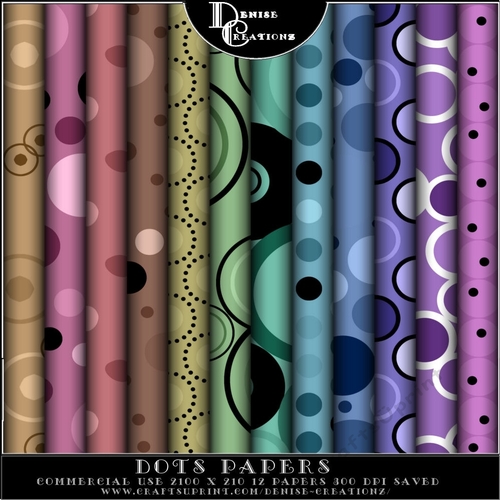 Dots Papers - CUP1004478_87944 | Craftsuprint