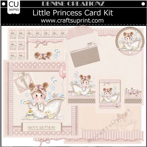 Little Princess Card Kit - CUP1152660_87944 | Craftsuprint
