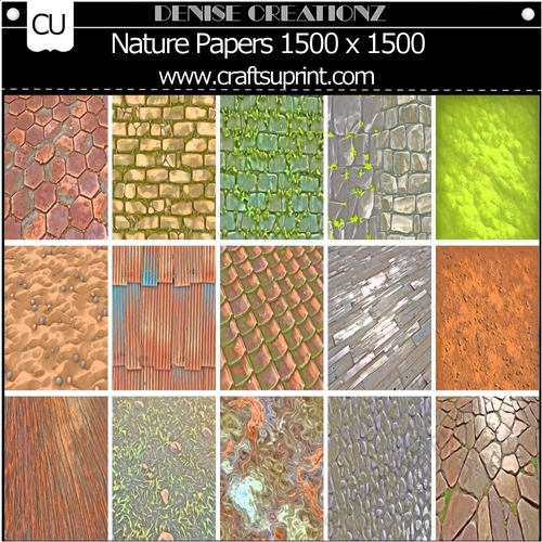 Nature Papers - CUP1162828_87944 | Craftsuprint