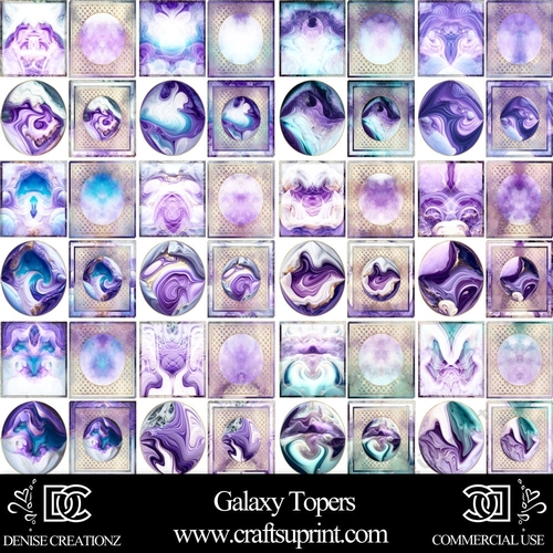 Galaxy Toppers - CUP1199904_87944 | Craftsuprint