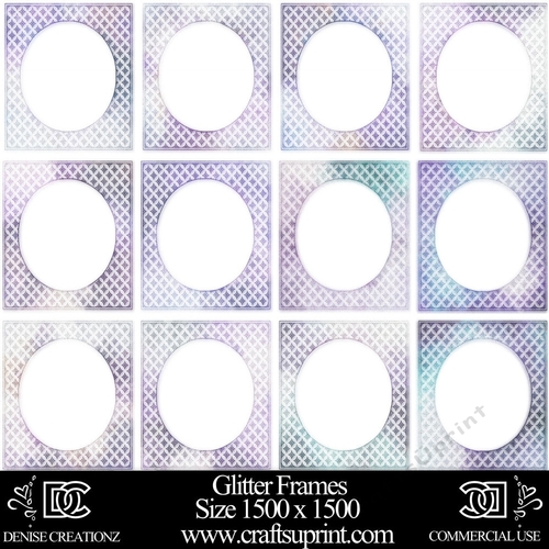 Glitter Frames - CUP1200486_87944 | Craftsuprint