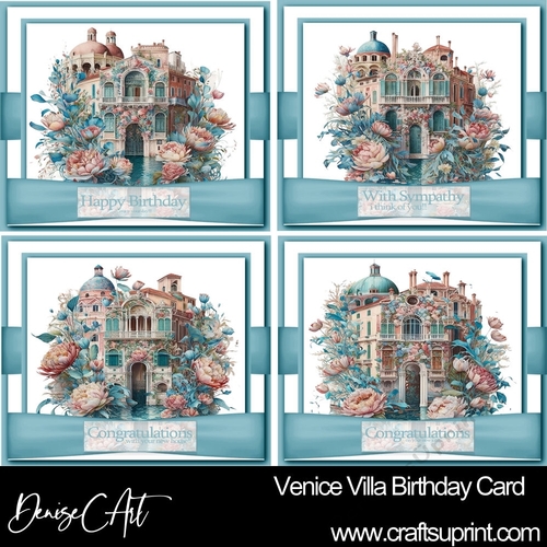 Venice Villa Birthday Bundle - CUP1201377_87944 | Craftsuprint