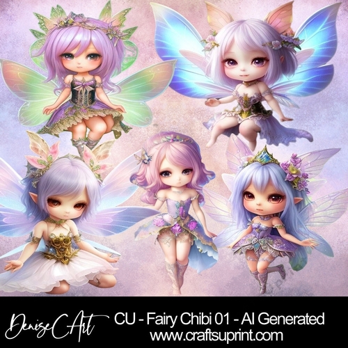 CU - Fantasy Chibi 01 - CUP1202843_87944 | Craftsuprint
