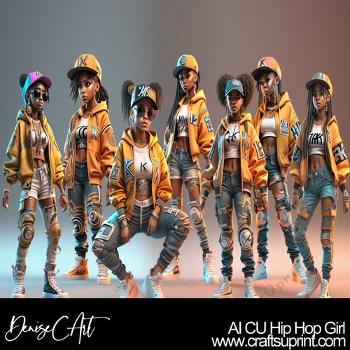 AI CU Hip Hop Girls - CUP1220501_87944 | Craftsuprint