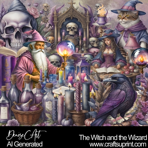 The Witch and the Wizard - CUP1223974_87944 | Craftsuprint
