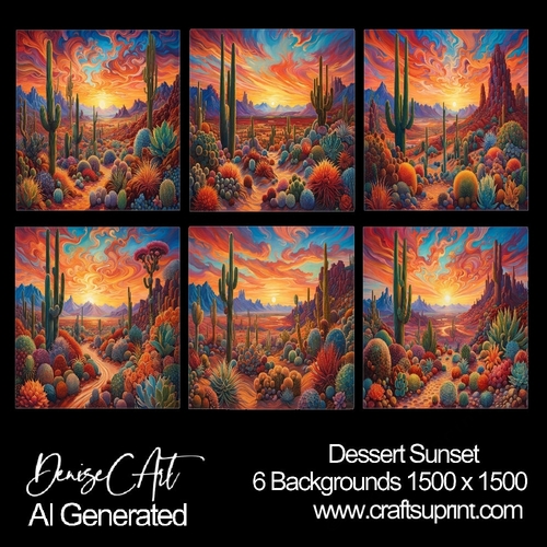 Dessert Sunset - CUP1231509_87944 | Craftsuprint