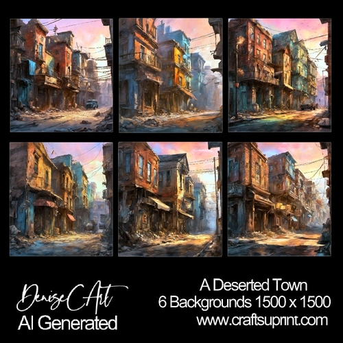 A Deserted Town - CUP1233358_87944 | Craftsuprint