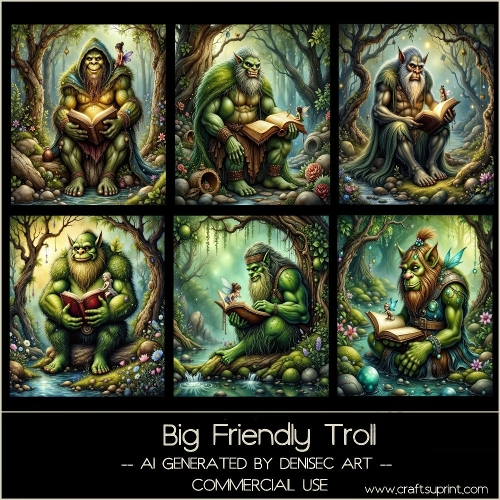 Big Friendly Troll - CUP1366719_87944 | Craftsuprint