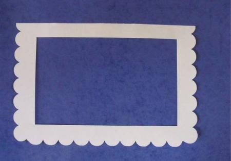 Scalloped Edge Card Frame - CUP702140_14 | Craftsuprint