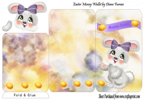 Easter Money Wallet - CUP1153652_174 | Craftsuprint