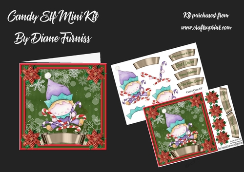 Candy Cane Elf Mini Kit - CUP1180272_174 | Craftsuprint