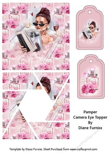 Pamper Camera Eye Topper - CUP1221031_174 | Craftsuprint