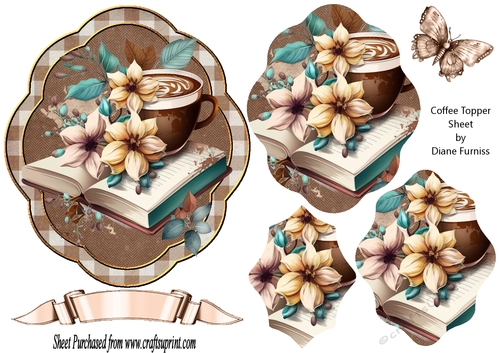 Coffee Topper Sheet - CUP1224931_174 | Craftsuprint