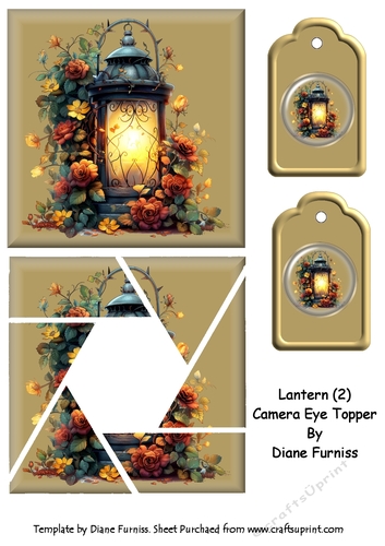 Lantern (2) Camera Eye Topper - CUP1298655_174 | Craftsuprint