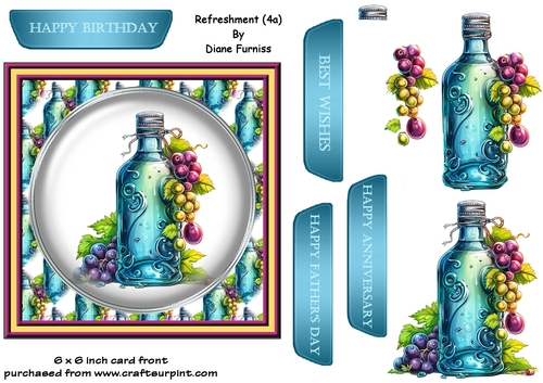 Refreshment Card Front (4a) - CUP1313267_174 | Craftsuprint