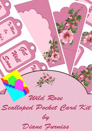 Wild Rose Card Kit - CUP196957_174 | Craftsuprint