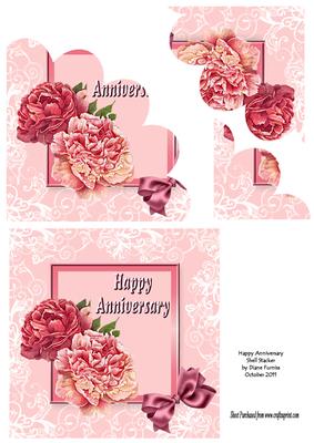 Happy Anniversary Shell Stacker - CUP261054_174 | Craftsuprint