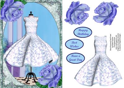 Best Dressed Card Front - CUP535288_174 | Craftsuprint