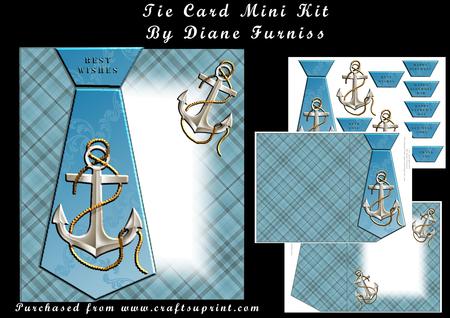 Tie Card Mini Kit - CUP644563_174 | Craftsuprint