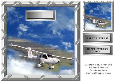 Aircraft Card Front (6) - CUP674727_174 | Craftsuprint