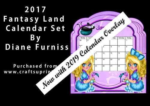 2017 Fantasy Calendar Set Kit - CUP714232_174 | Craftsuprint