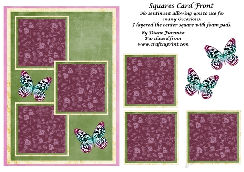 3 Squares Card Front (1) - CUP792813_174 | Craftsuprint