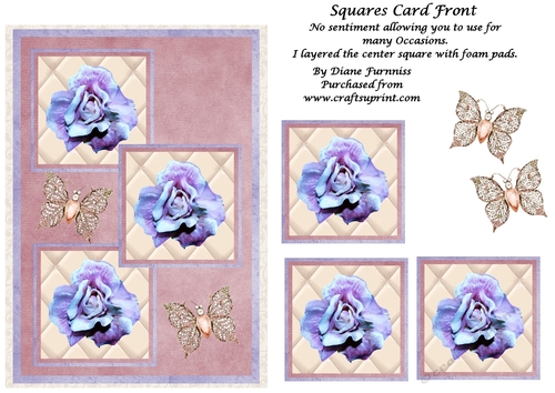 3 Squares Card Front (2) - CUP792814_174 | Craftsuprint